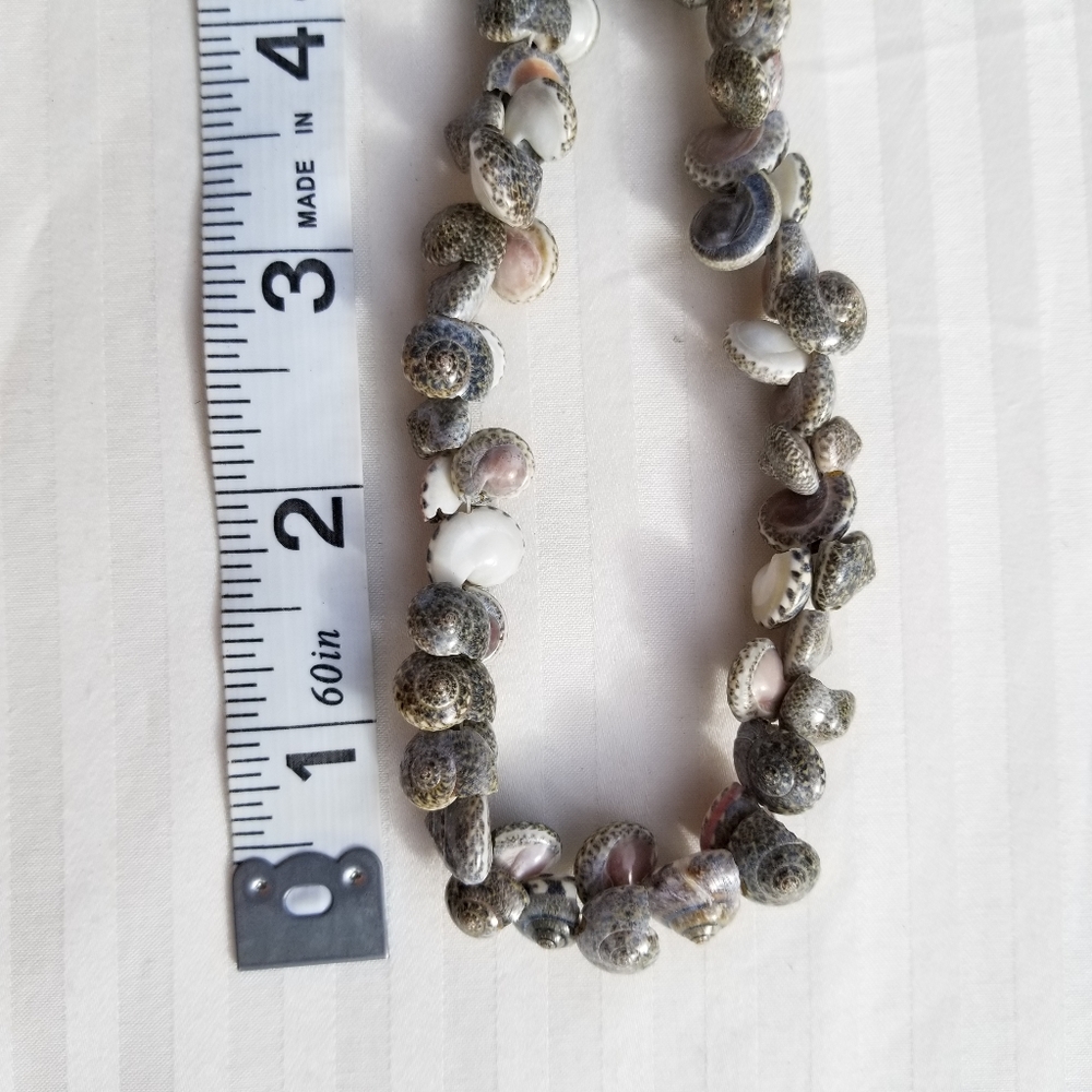 Vintage Natural Sea Shell Leis From Pacific Island - Gem